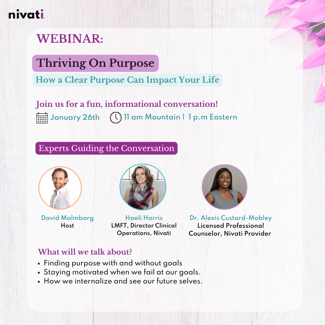 Upcoming Webinar - Finding Your Purpose -2024-01